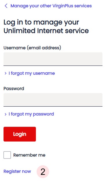 Register to My internet